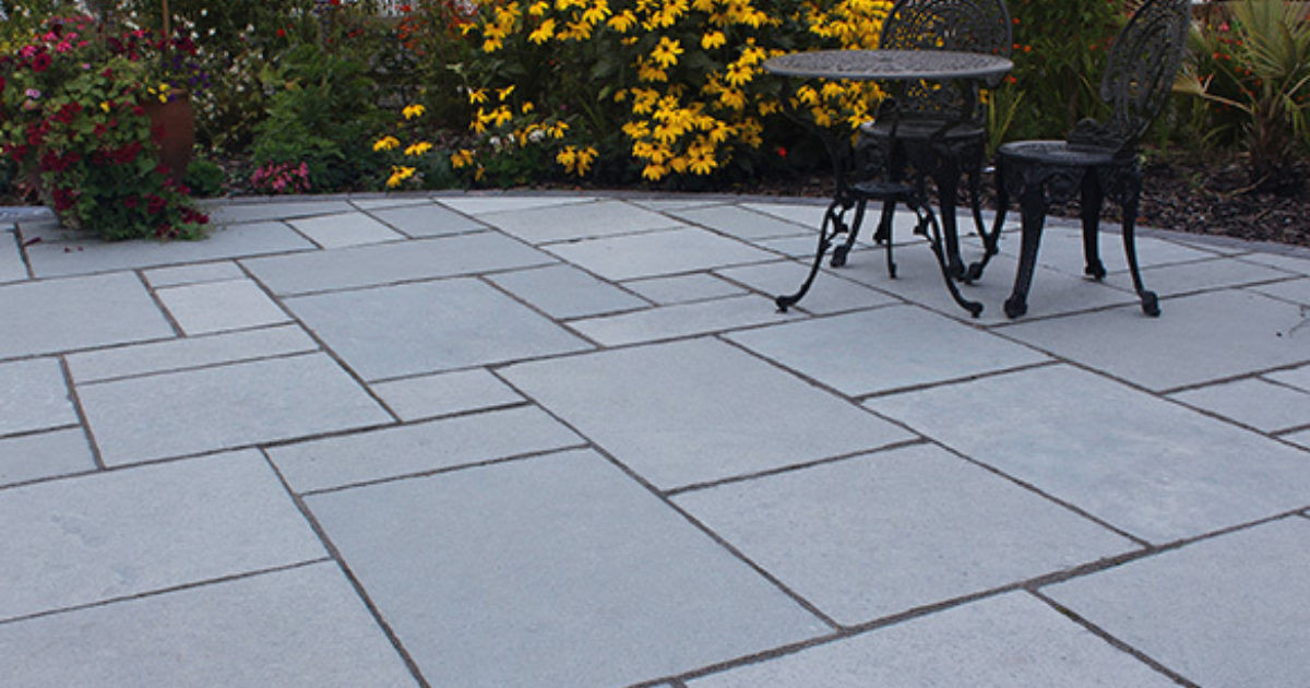 Blue Stone Patio Pavers - Natural Paving USA