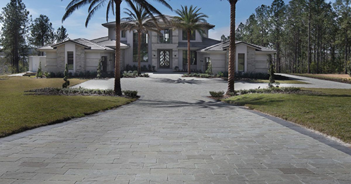Gray Pavers for Driveways | De Terra Collection - Natural Paving USA