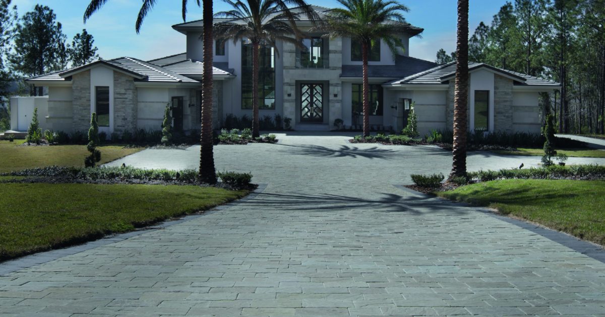 Promenade Sandstone Driveway Pavers – De Terra | Natural Paving USA