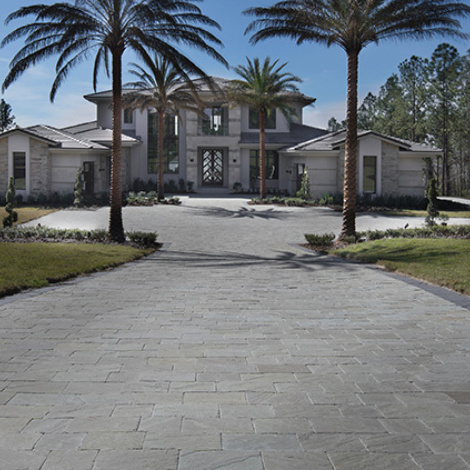 Gray Pavers for Driveways | De Terra Collection - Natural Paving USA