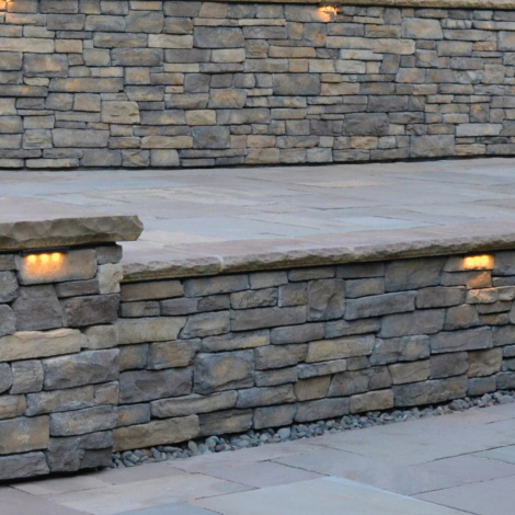 Natural Stone Pier Caps - Natural Paving USA